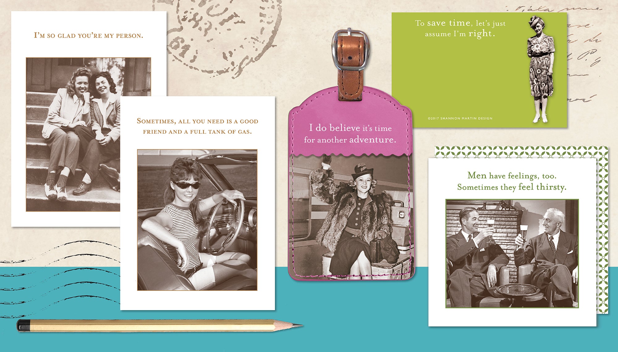 Shannon Martin Design | Humorous Greeting Cards & Gifts | Retro Style ...