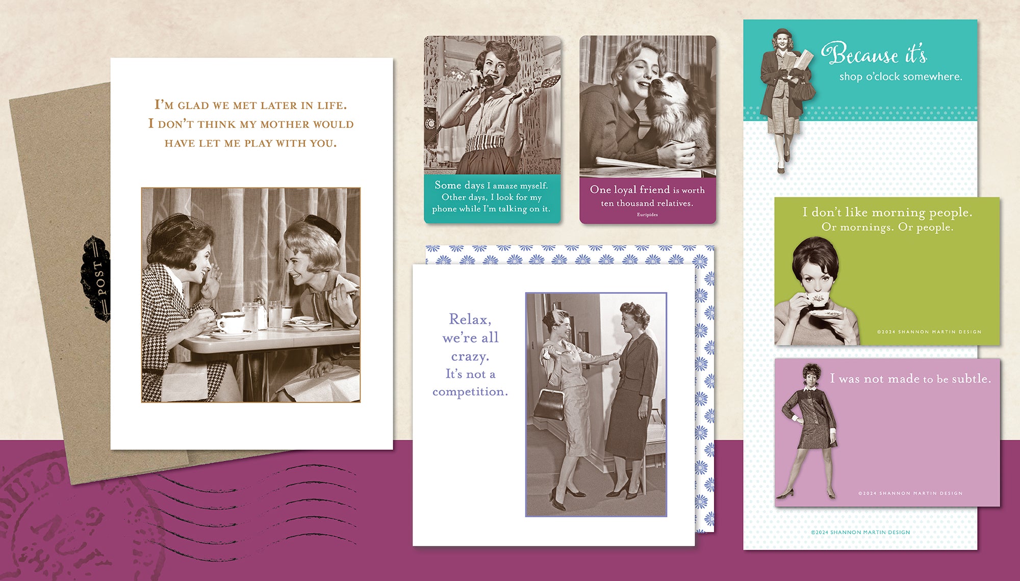 Shannon Martin Design | Humorous Greeting Cards & Gifts | Retro Style ...