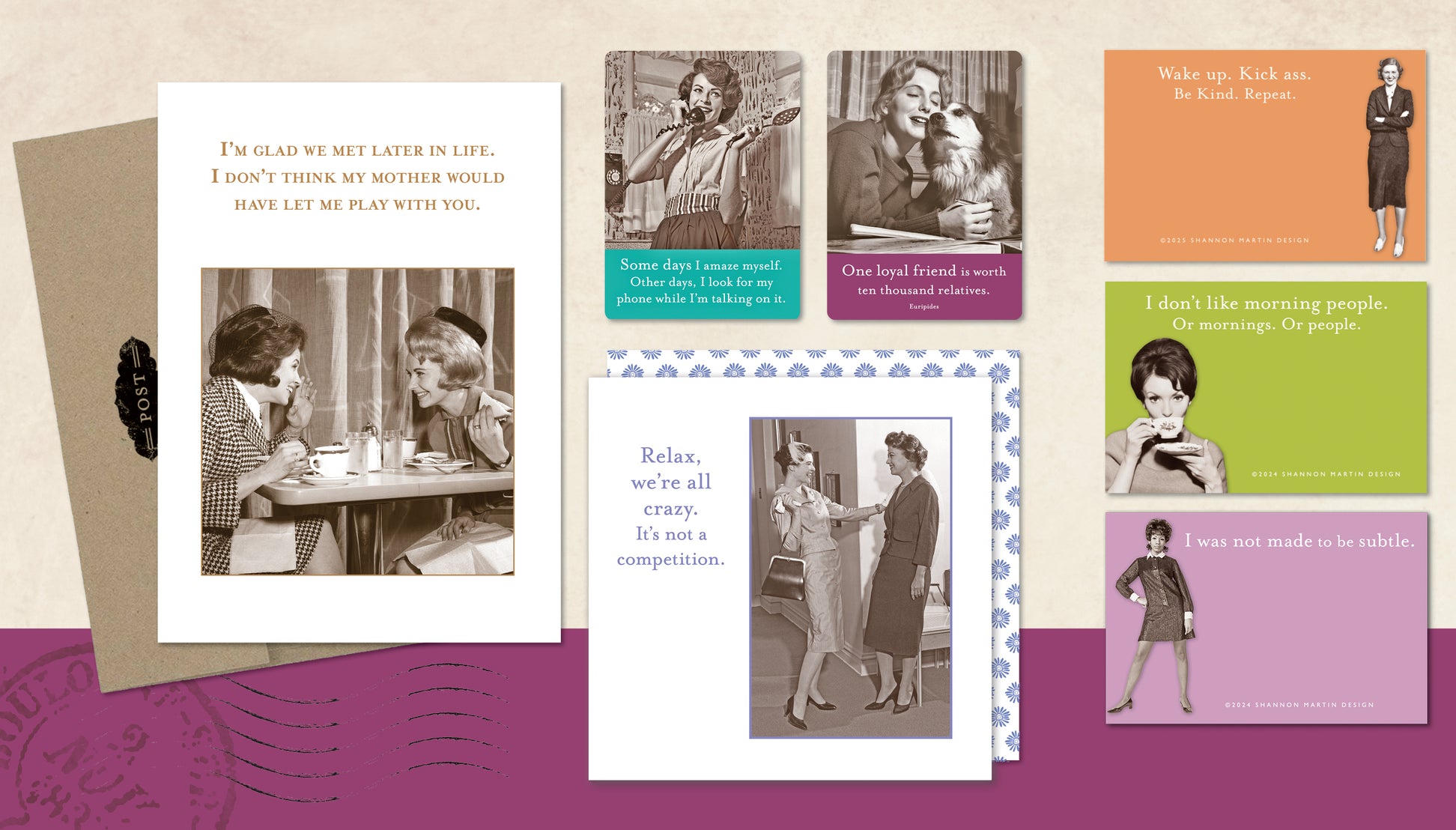 Shannon Martin Design | Humorous Greeting Cards & Gifts | Retro Style ...